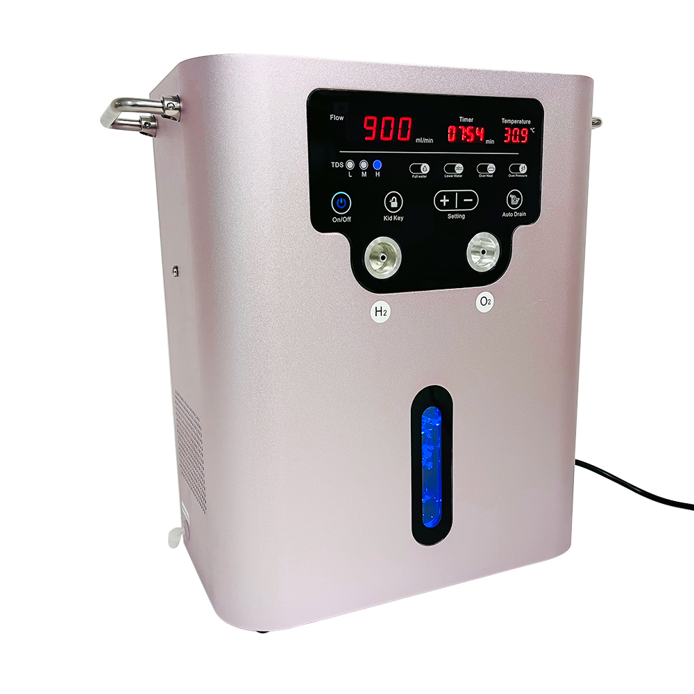 900ml/min Hydrogen Oxygen Generator H2 O2 Inhaler Machine – Suyzeko