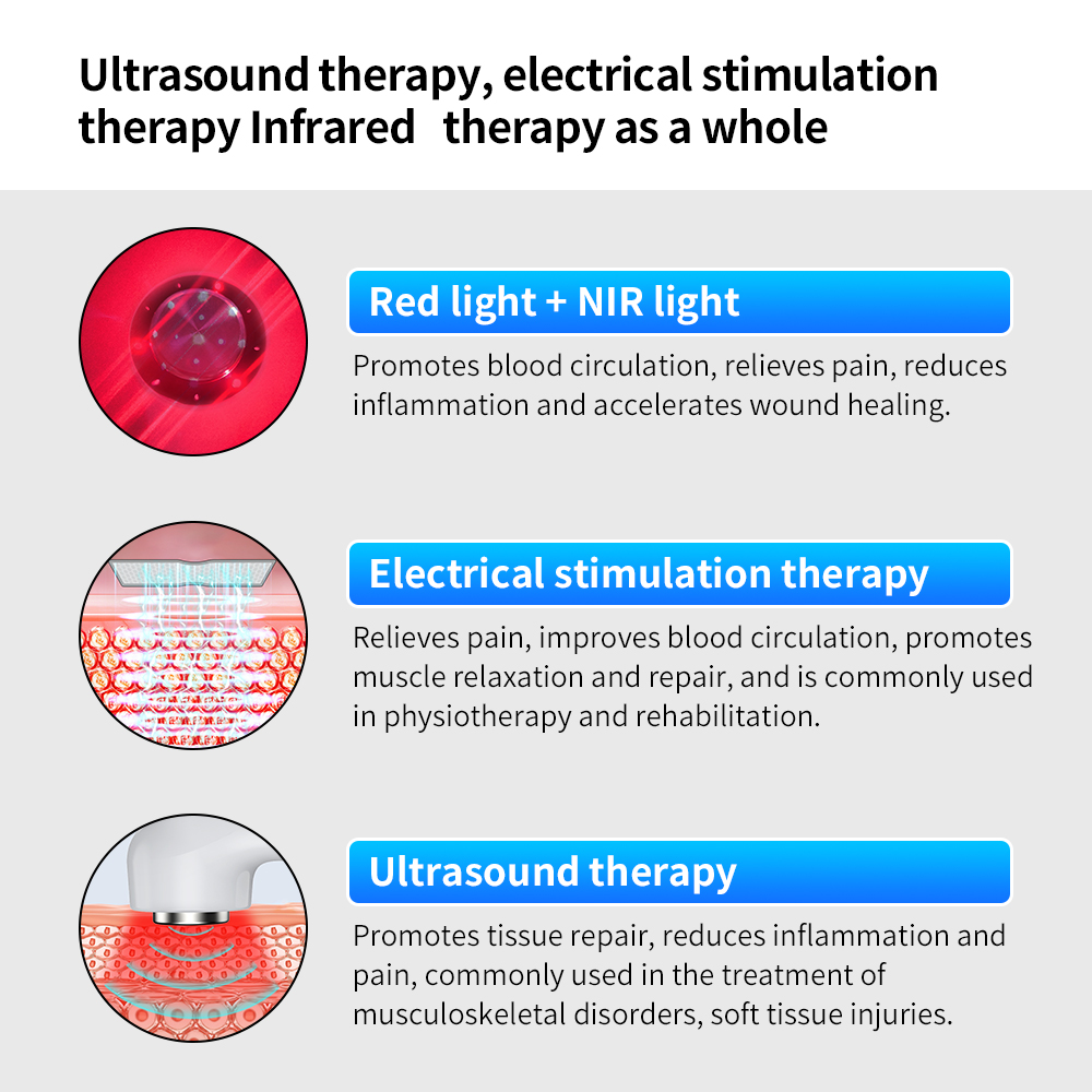 Handheld EMS TENS electrical Muscle stimulation infrared Red Light ...